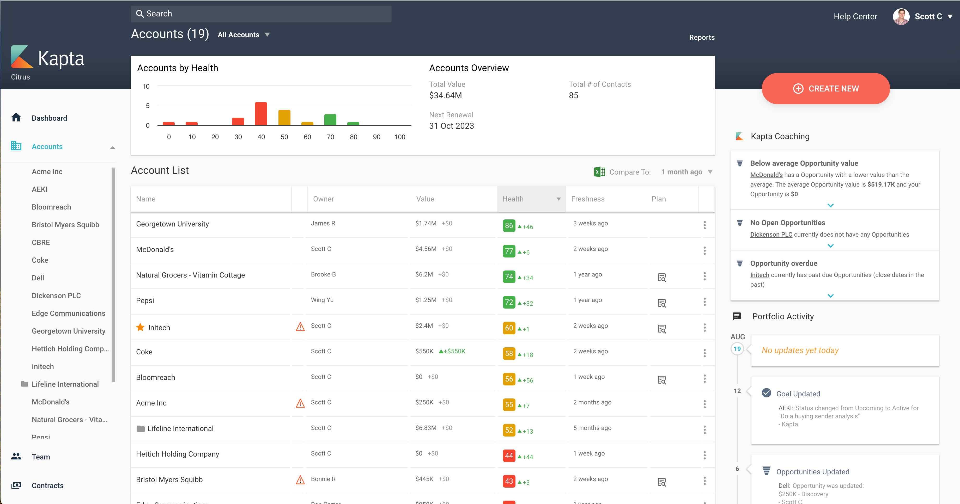 Account Management Software & Account Management Tools | Kapta